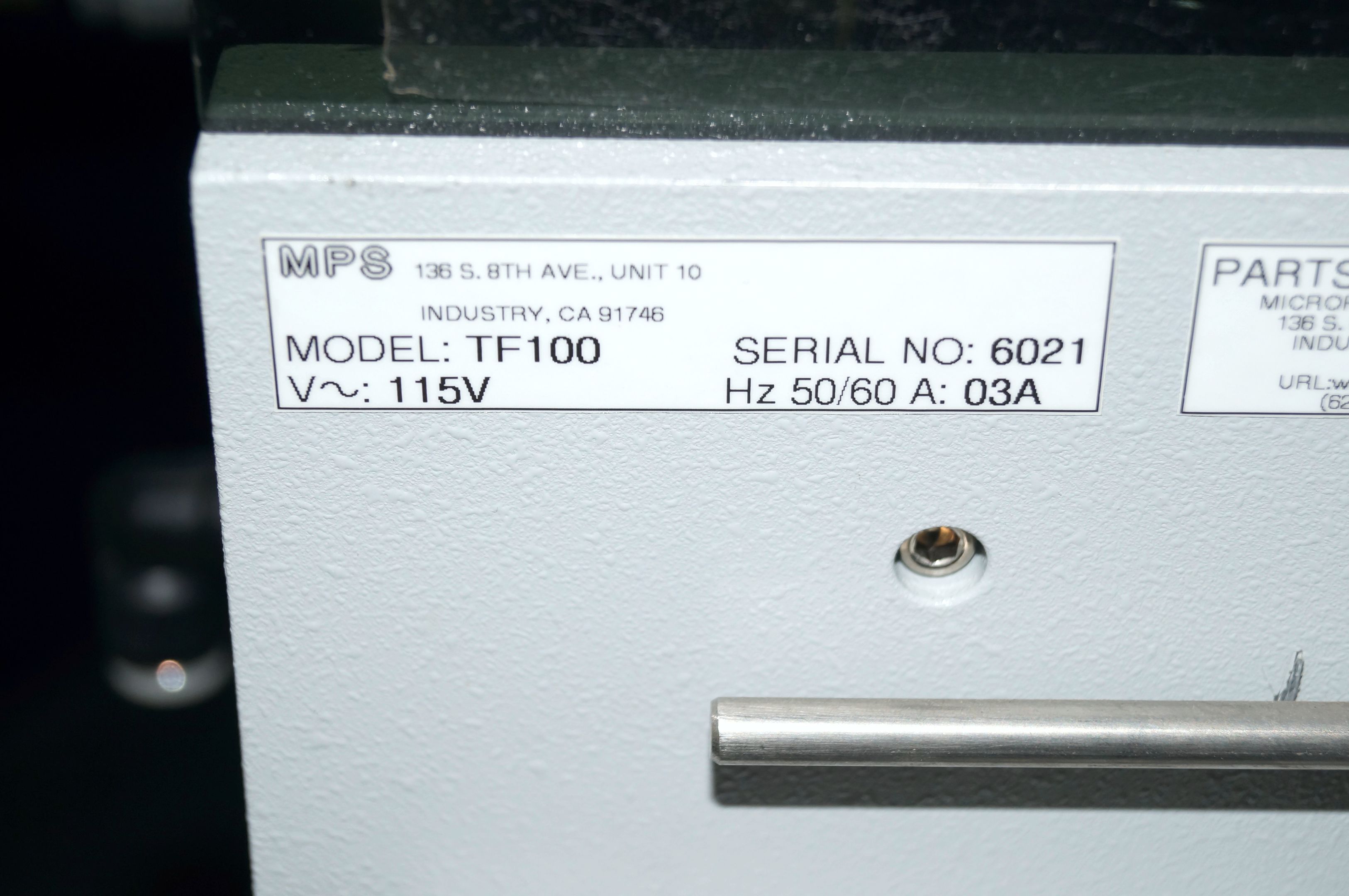 14510 MPS TF 100 Screen Printer